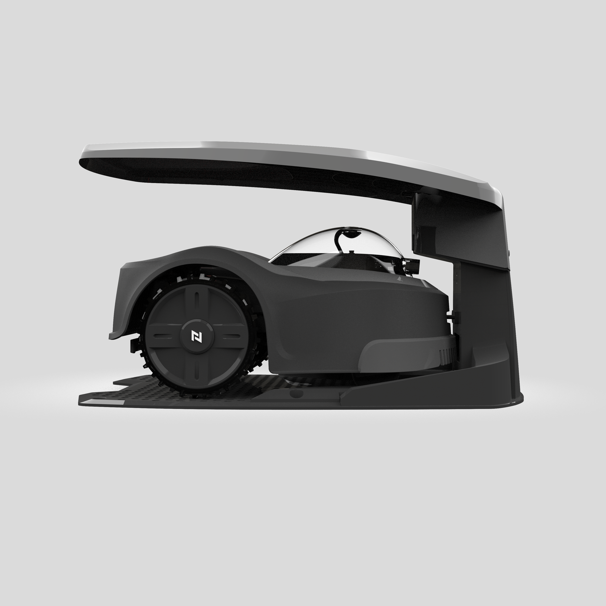 (Grey) NOVABOT Robot Mower Garage Roof, Lawn Mower Cover, Lawn Mower S